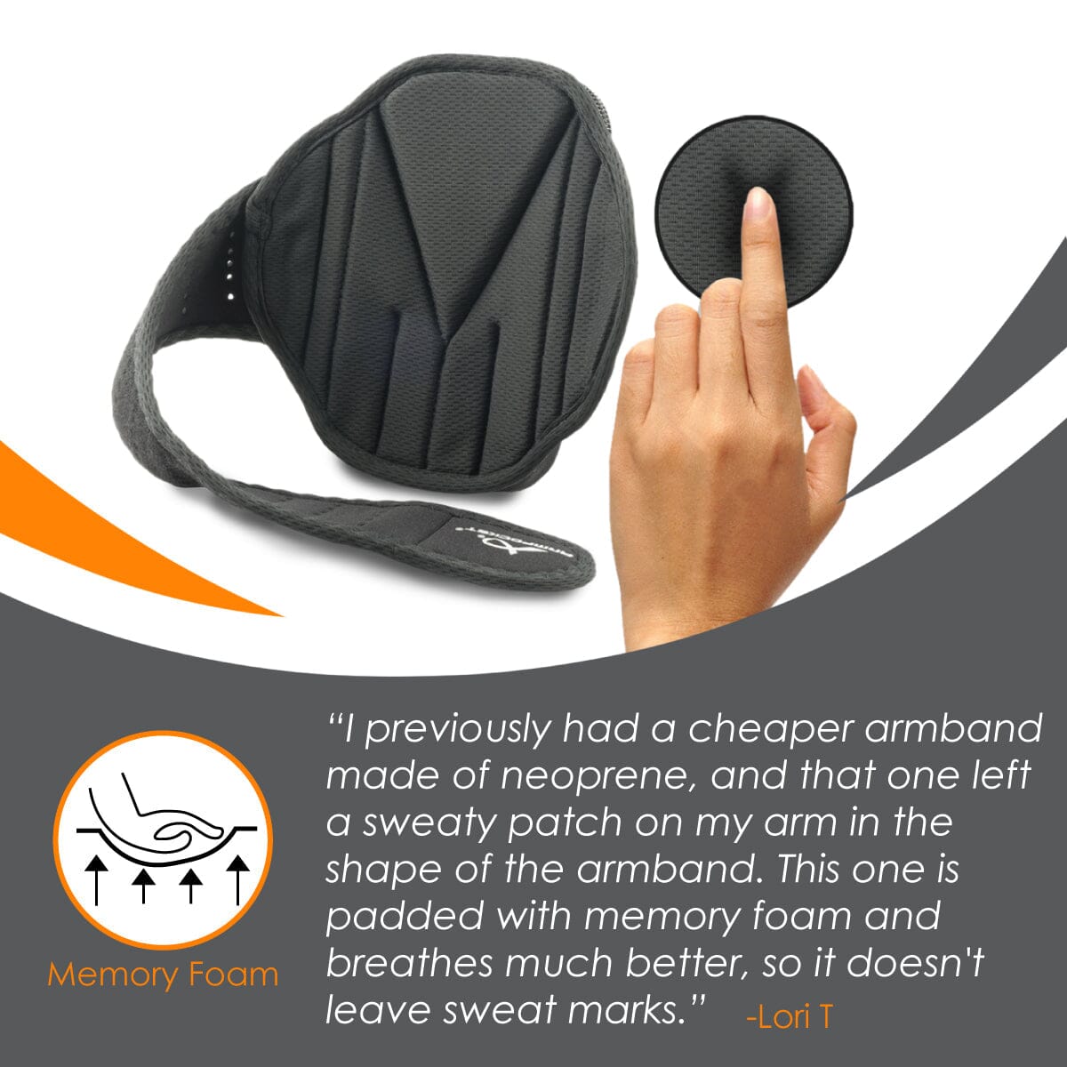 Armpocket Racer Edge, thin iPhone 15 Pro armband